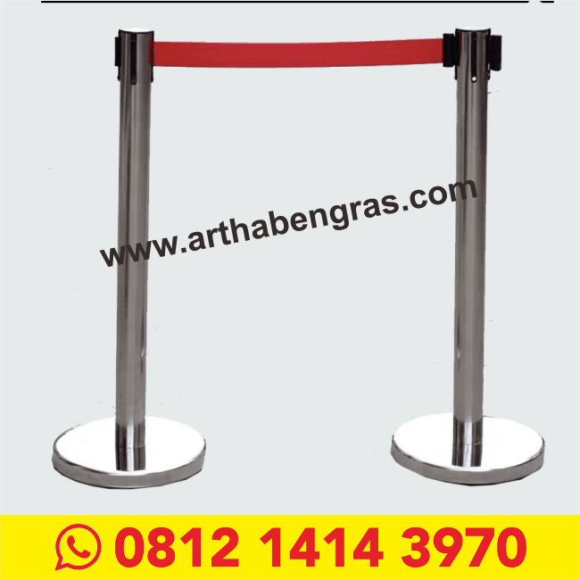 Tiang Antrian / Qline / Stand Barrier Berbagai Ukuran - Artha Bengras
