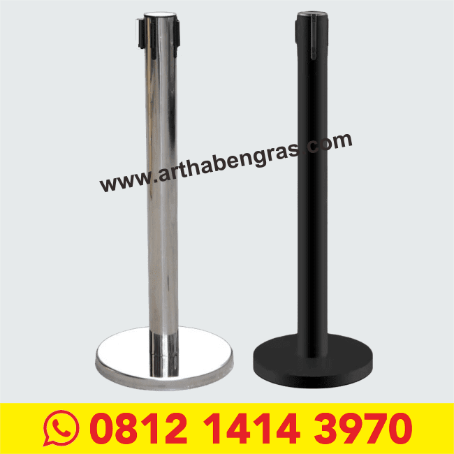 Tiang Antrian / Qline / Stand Barrier Berbagai Ukuran - Artha Bengras